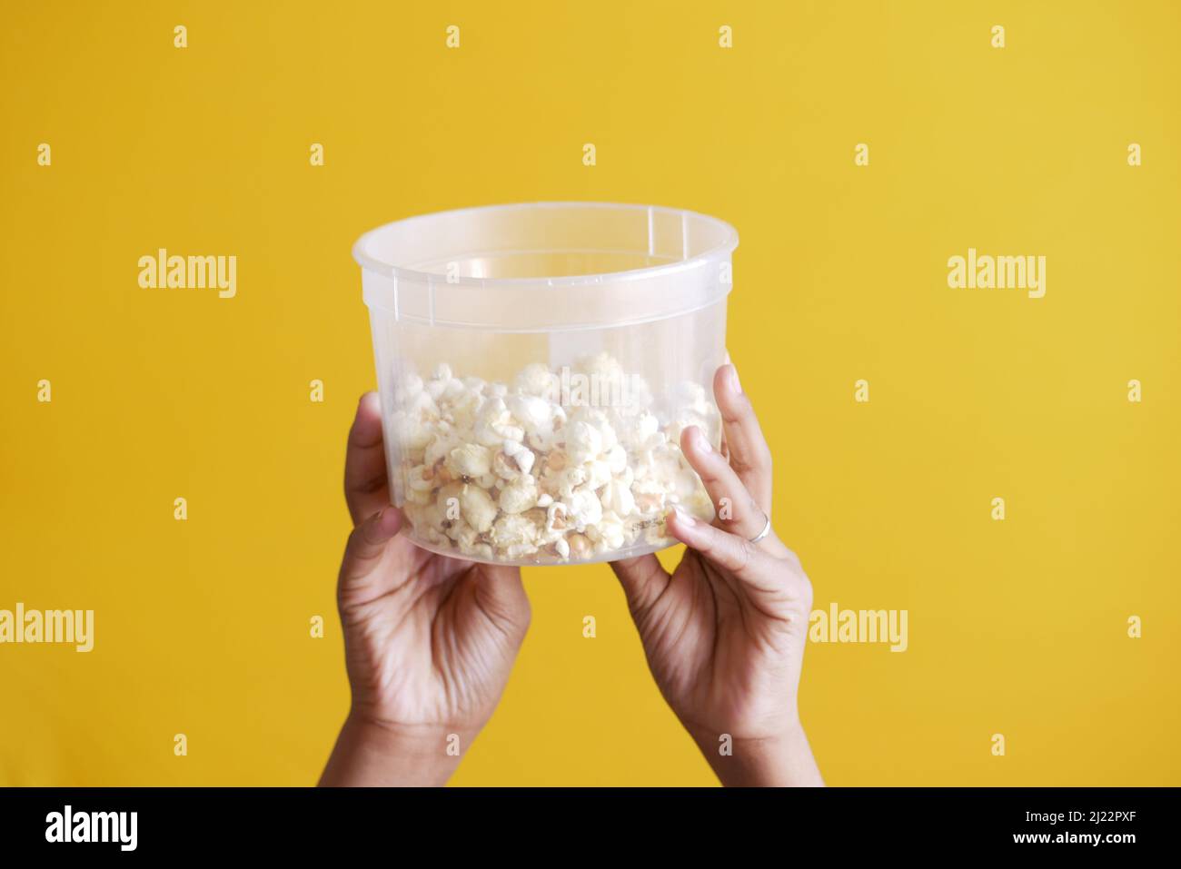 Close up man eat popcorn hi-res stock photography and images - Alamy