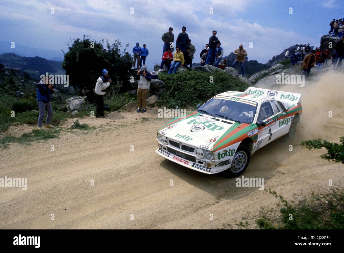 Dario Cerrato (ITA) Giuseppe Geppi Cerri (ITA) Lancia Rally 037 GrB ...