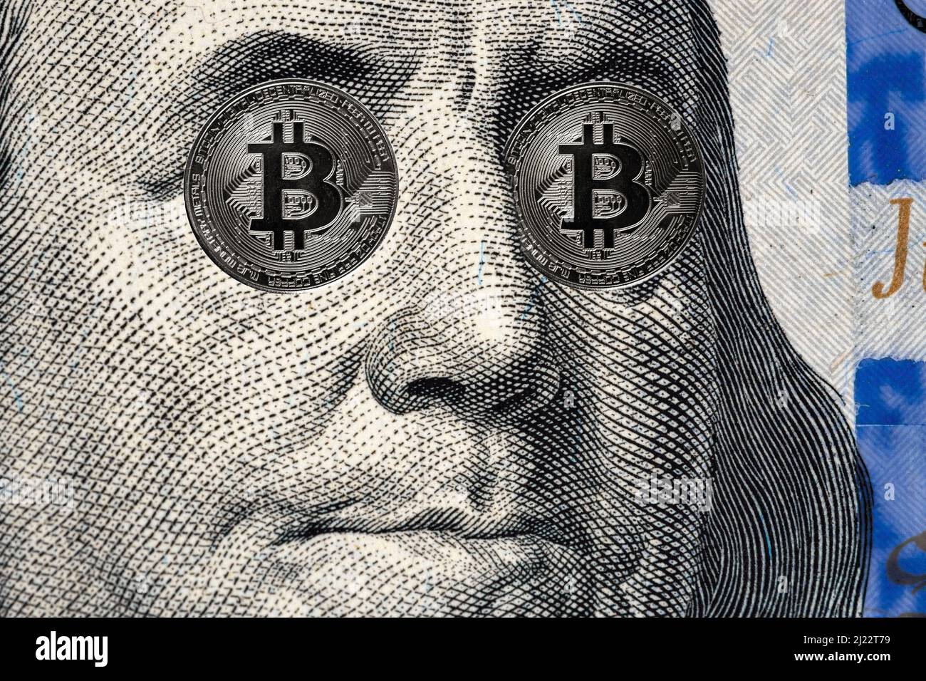 Bitcoin eyes hi-res stock photography and images - Alamy
