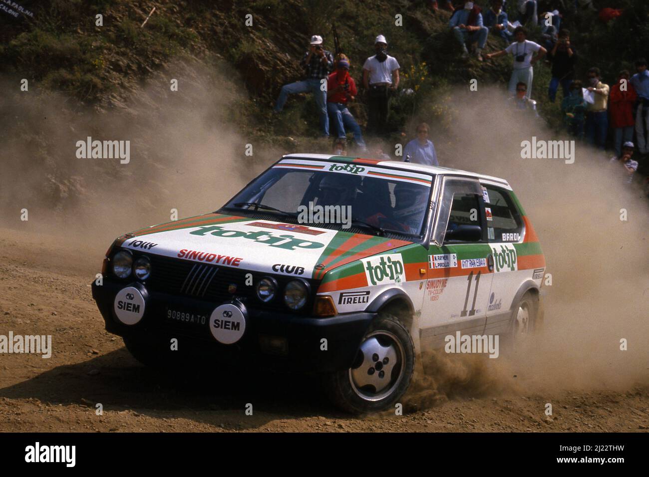 Michele Rayneri (ITA) Luigi Pirollo (ITA) Fiat Ritmo Abarth 130 TC GrA ...