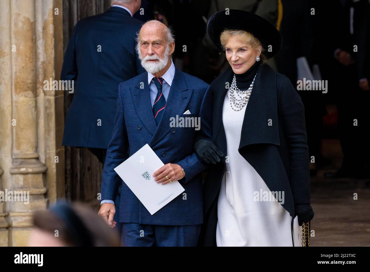 London, UK - 29 Mar 2022, Prince and Princess Michael of Kent at the ...