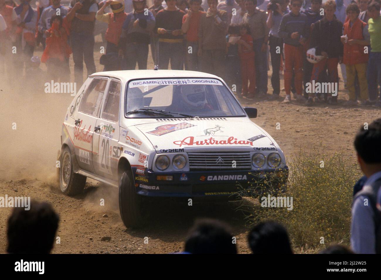 Daniele Signori (ITA) Arles Montenesi (ITA) Citroen Visa 1000 Pistes ...