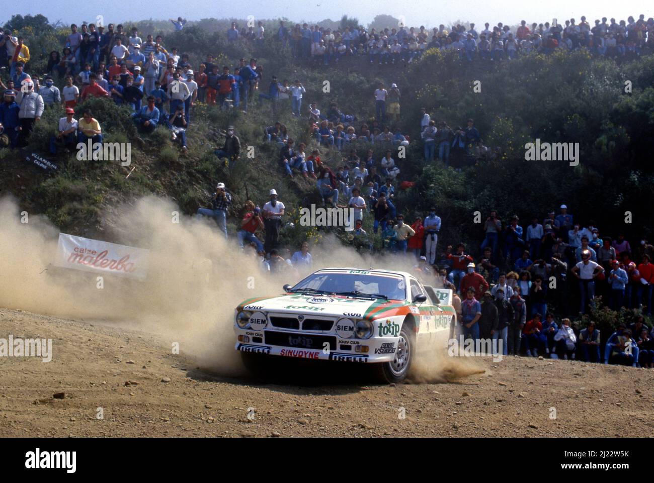 Dario Cerrato (ITA) Giuseppe Geppi Cerri (ITA) Lancia Rally 037 GrB ...