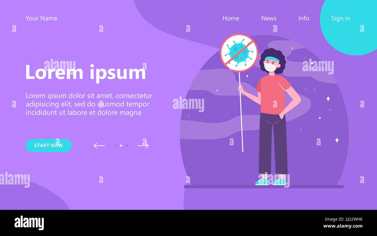 Wearing placard Stock Vector Images - Alamy