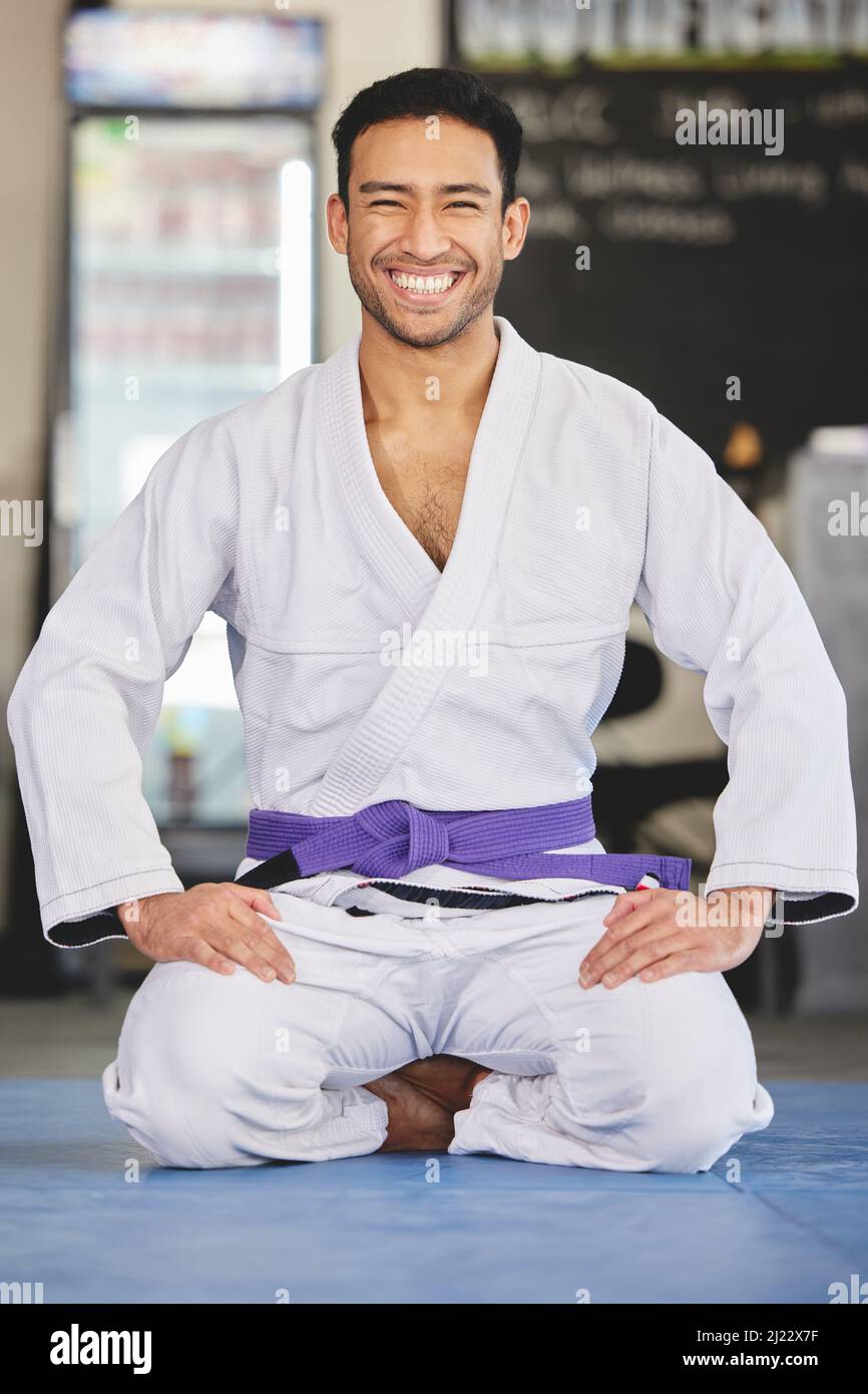 Proud of my progress. Full length portrait of a handsome young man ...