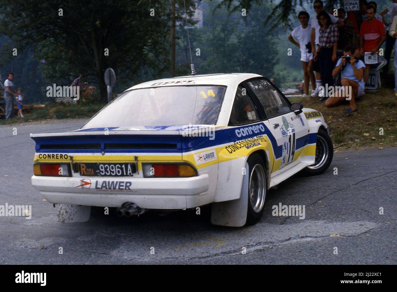 Federico Tramezzino Ormezzano (ITA) Carlo Cassina (ITA) Opel Manta 400 ...