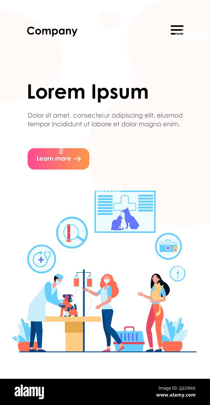 Animal care woman nurse Cut Out Stock Images & Pictures - Alamy