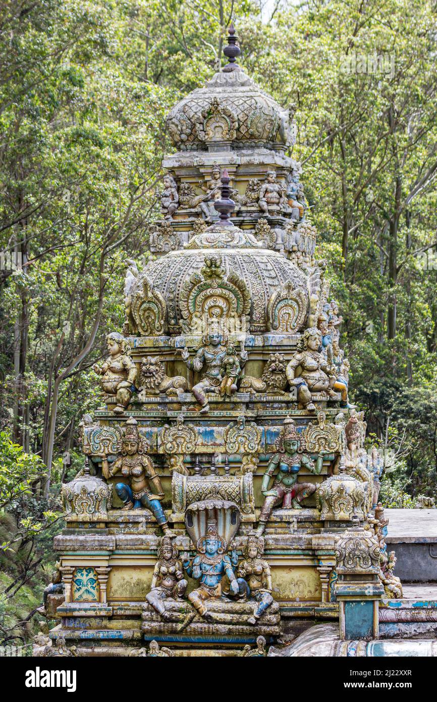 Sita Eliya, Sri Lanka - October 25, 2014: The Rising Gopuram Or ...