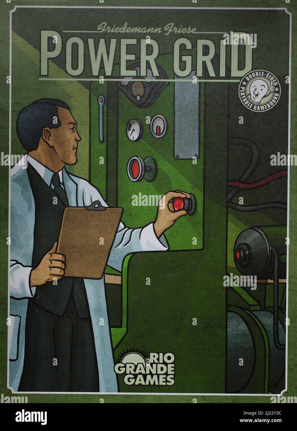 The board game, Power Grid Stock Photo - Alamy