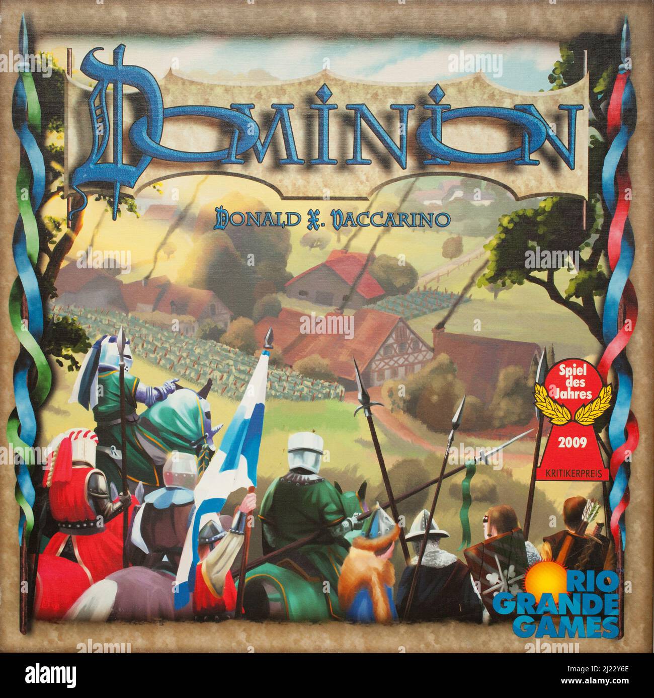 The board game Dominion Stock Photo - Alamy
