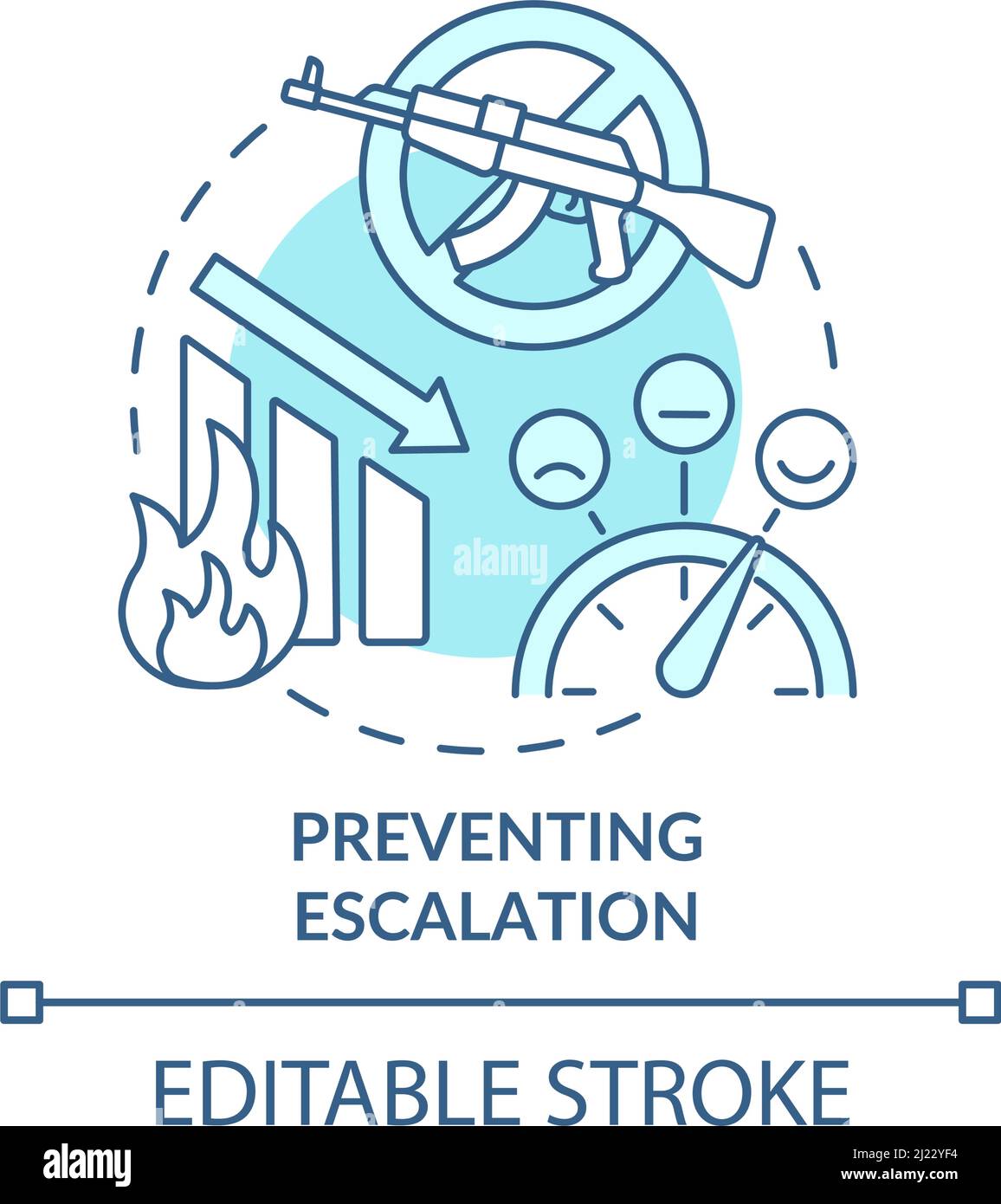 Escalation icon Stock Vector Images - Alamy