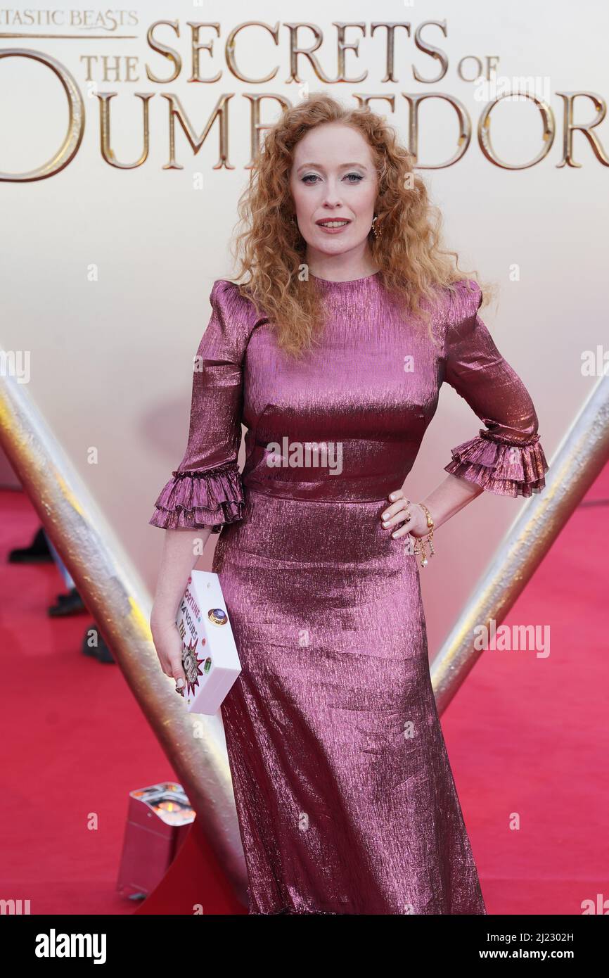 Victoria Yeates arrives for the World Premiere of Fantastic Beasts: The ...