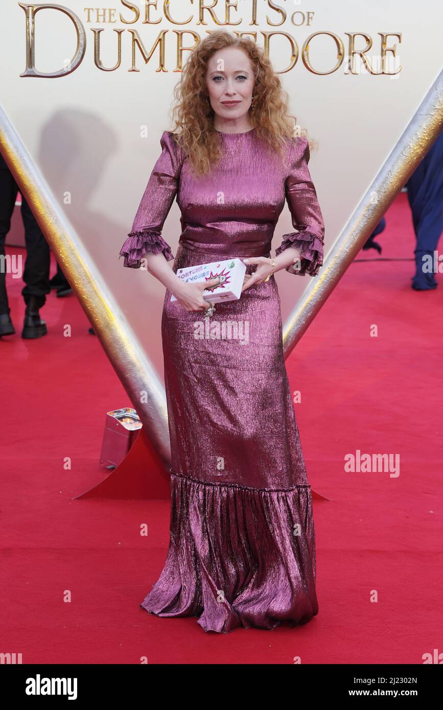 Victoria Yeates arrives for the World Premiere of Fantastic Beasts: The ...