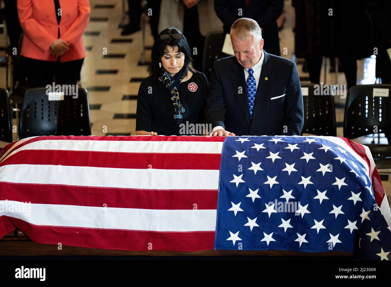Washington, United States. 29th Mar, 2022. Sen. Dan Sullivan, R-AK, and ...