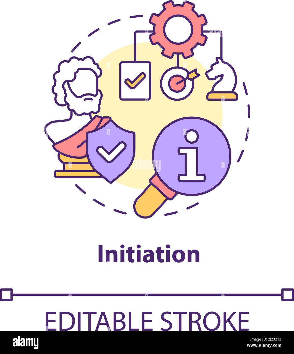 Initiation concept icon Stock Vector Image & Art - Alamy Initiation concept icon Stock Vector Image & Art - Alamy