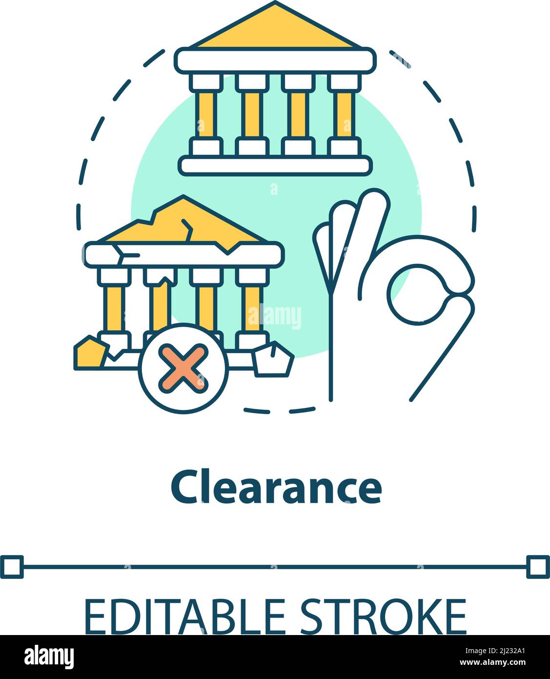 Clearance concept icon Stock Vector Image & Art - Alamy