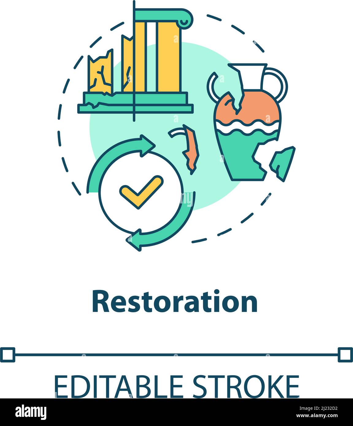 Heritage building restoration Stock Vector Images - Alamy