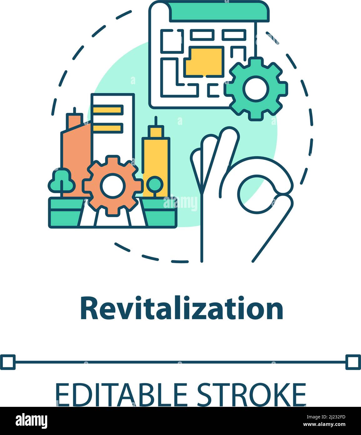 Revitalization concept icon Stock Vector Image & Art - Alamy