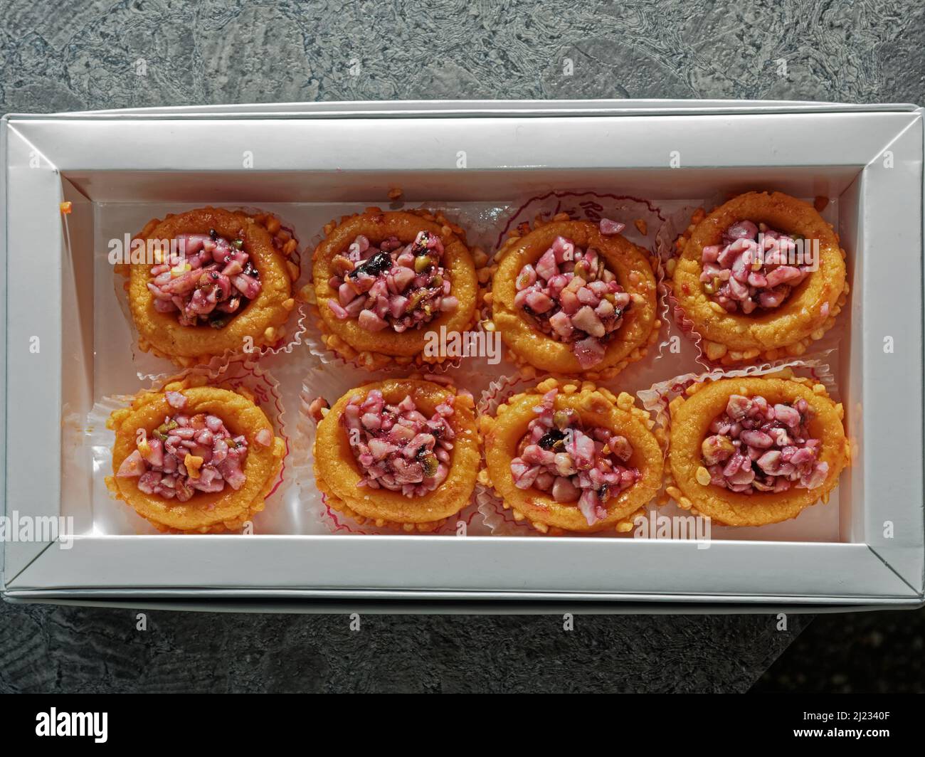 03 24 2022 Rich full of Dry Fruit Kesar Vatki Sweet Kalyan Maharashtra ...