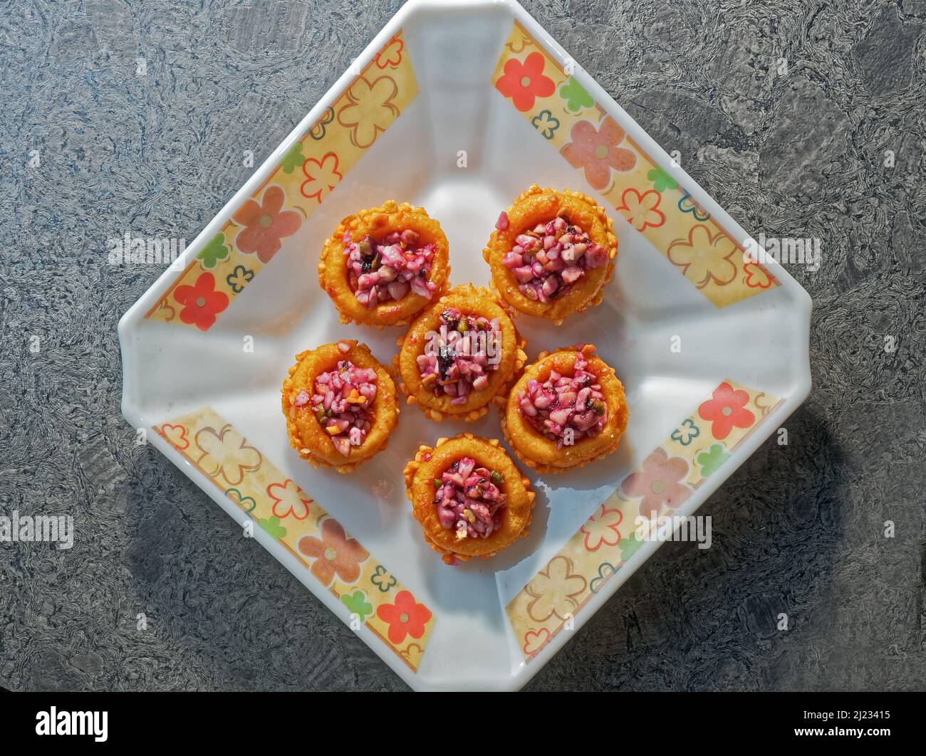 03 24 2022 Rich full of Dry Fruit Kesar Vatki Sweet Kalyan Maharashtra ...