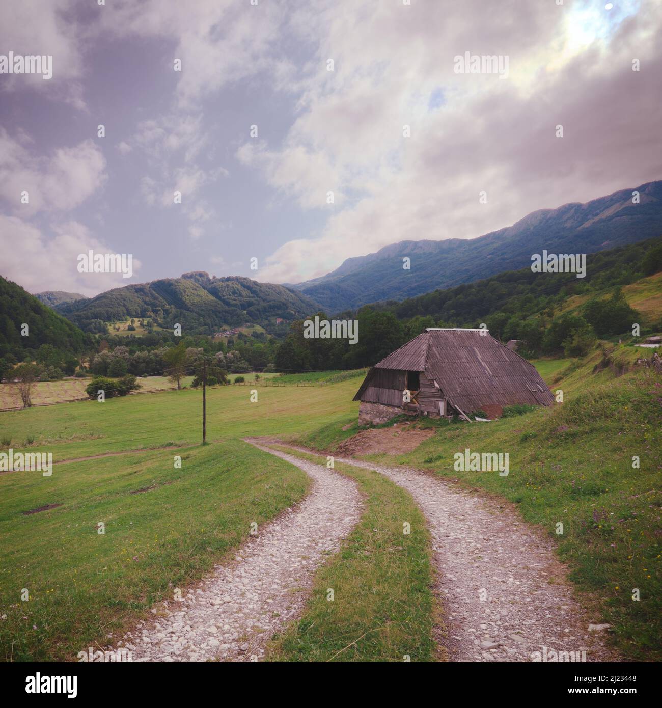 Balkan farm house hi-res stock photography and images - Alamy