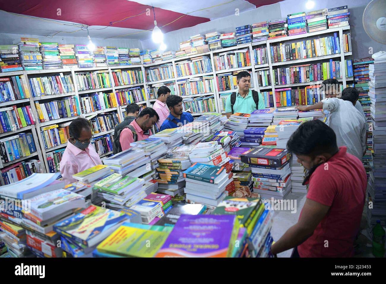 People visiting the 40th Agartala Book fair. Agartala, Tripura, India ...