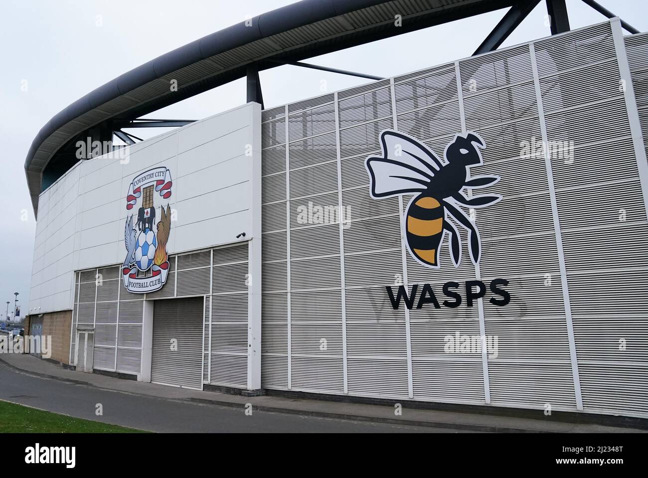 General View before the Premiership Rugby Cup match at the Coventry ...