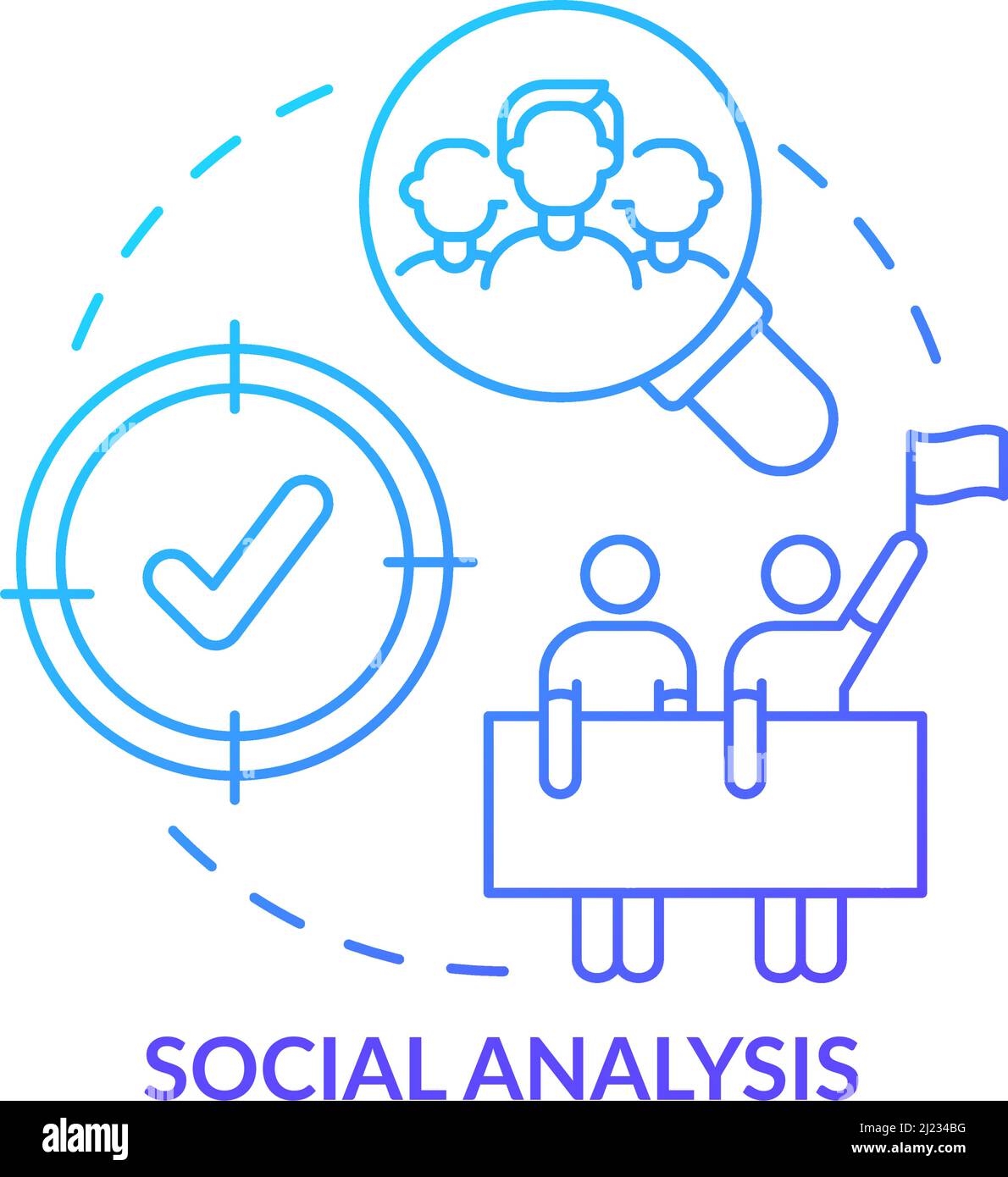 Social analysis blue gradient concept icon Stock Vector Image & Art - Alamy Social analysis blue gradient concept icon Stock Vector Image & Art - Alamy