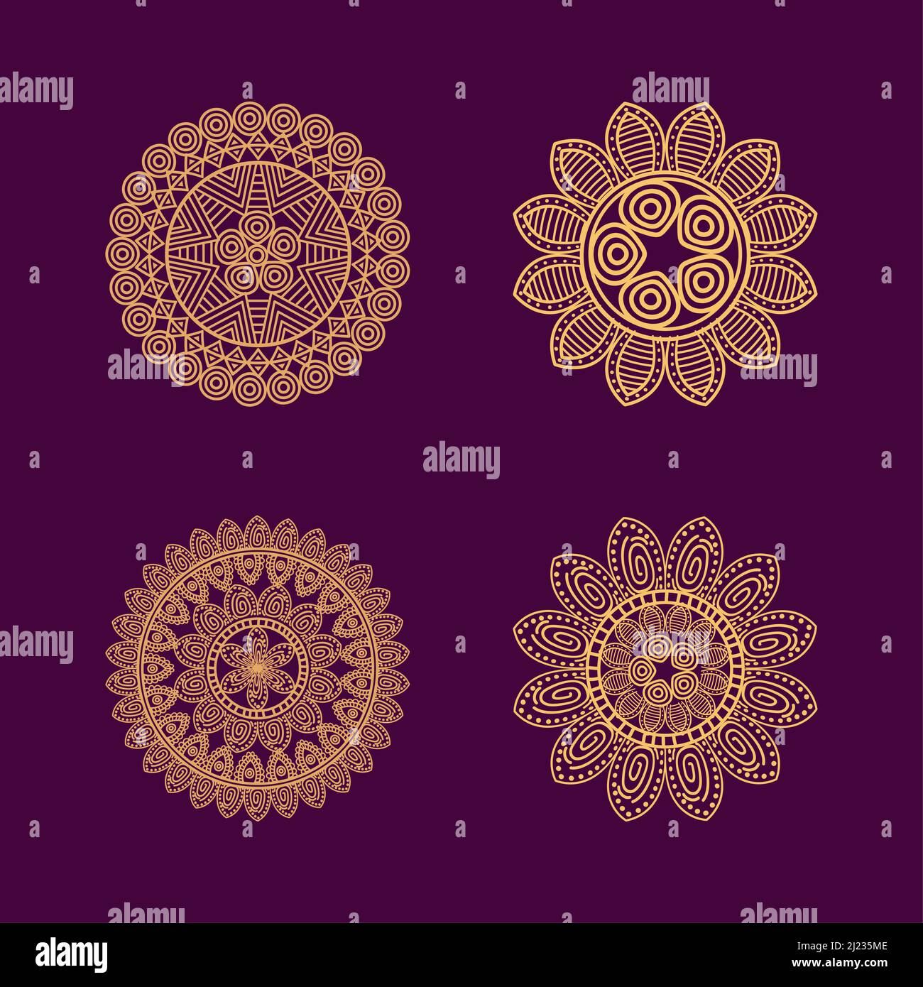 Four mandalas hi-res stock photography and images - Alamy