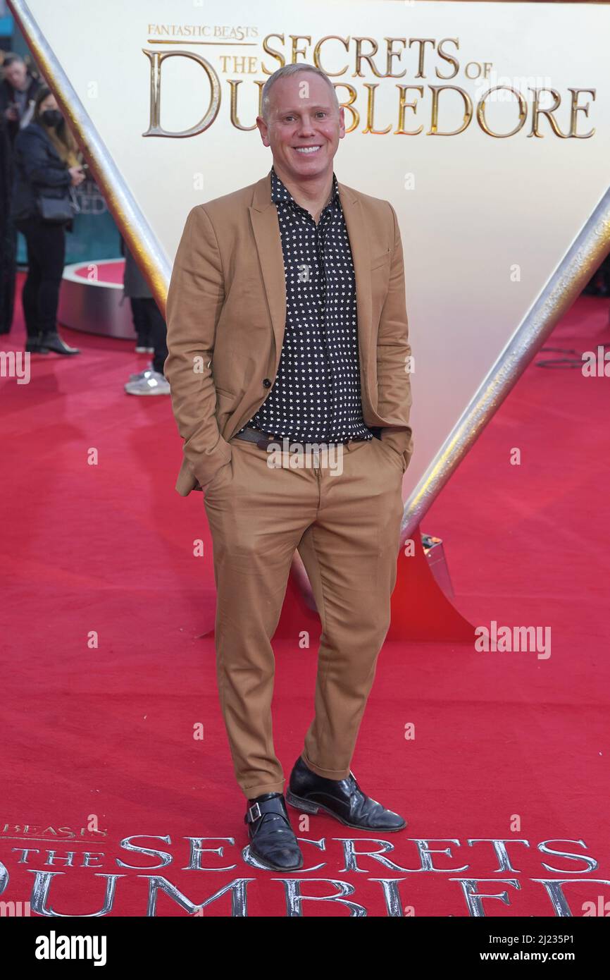 Rob Rinder arrives for the World Premiere of Fantastic Beasts: The ...