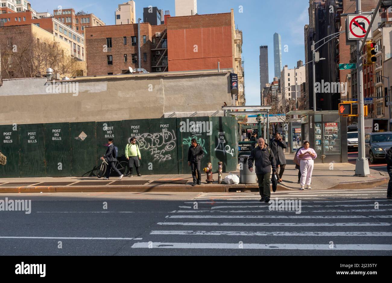 Demolition of the John Q. Aymar Building, a Chelsea landmark in New ...