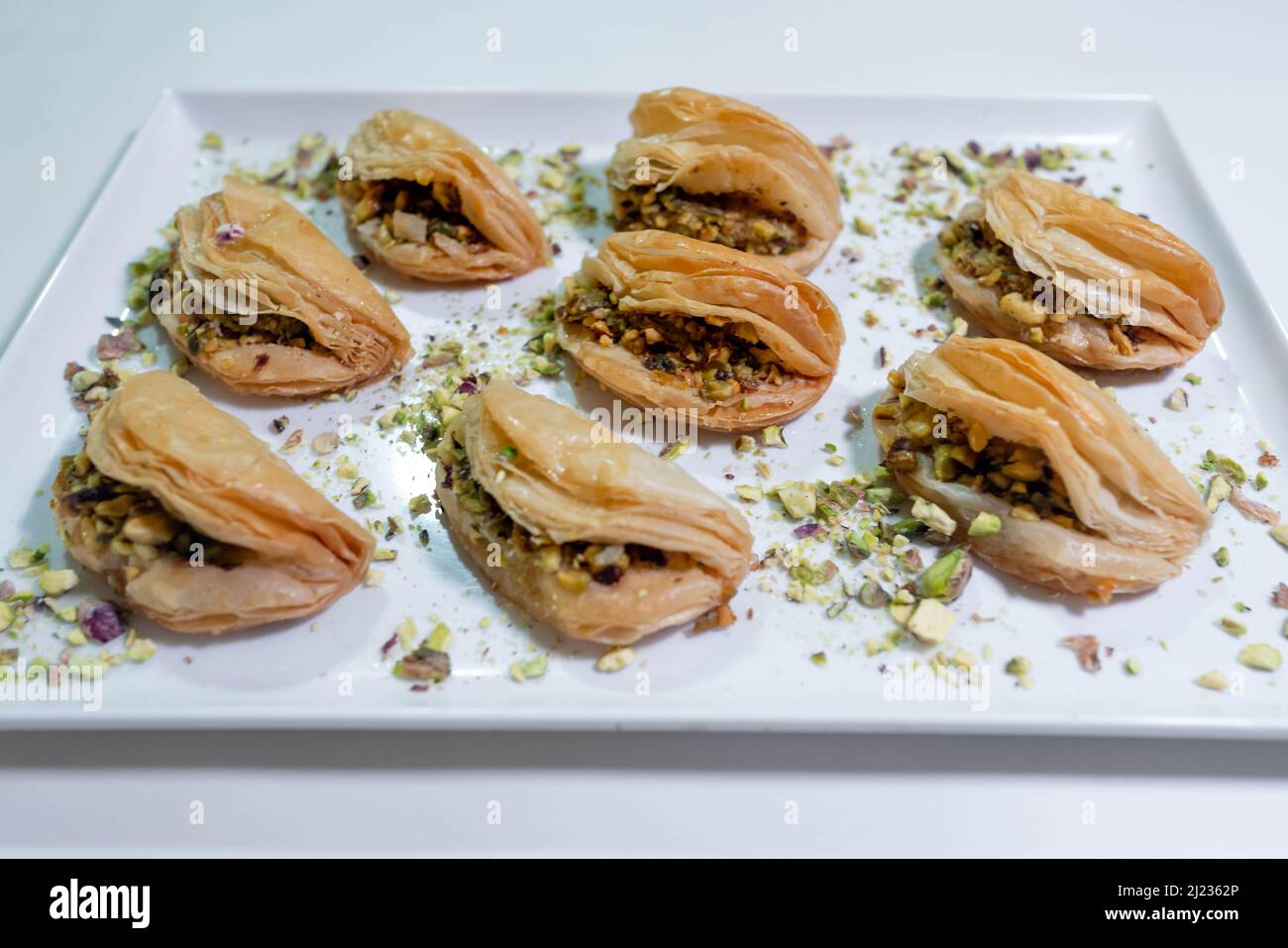 Arabic traditional dessert - a tray with a variety of sweets - creative ...