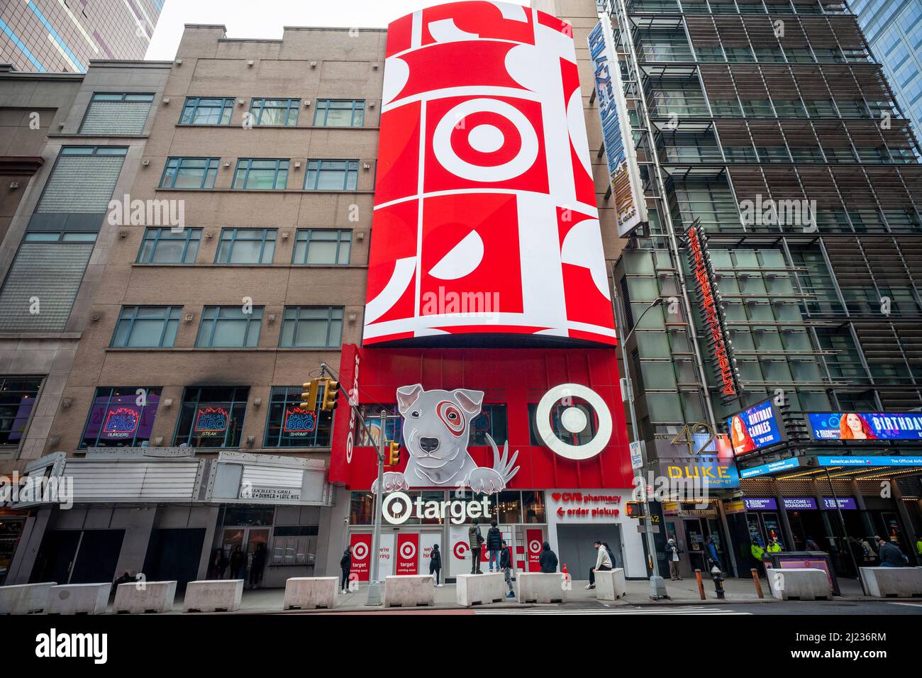 Future home of a Target store in Times Square in New York on Sunday ...