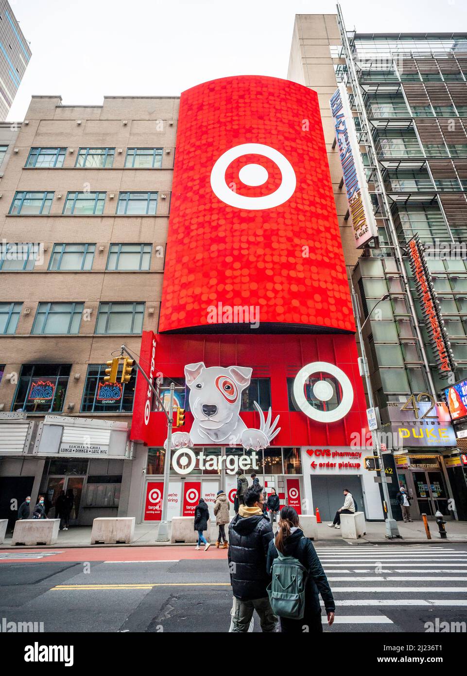 Future home of a Target store in Times Square in New York on Sunday ...