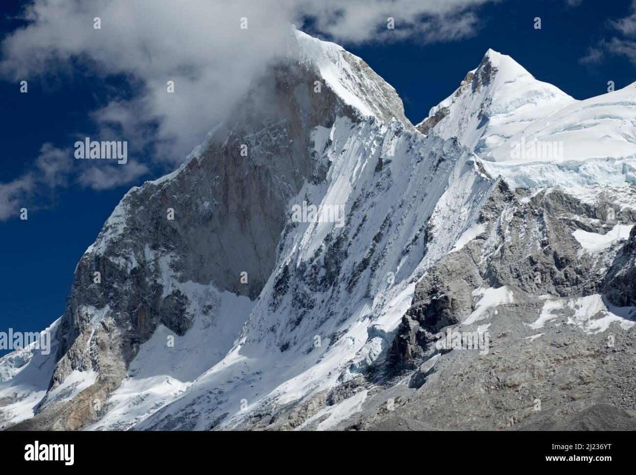 Nevado Huandoy Sur, Cordillera Blanca, Peru Stock Photo - Alamy