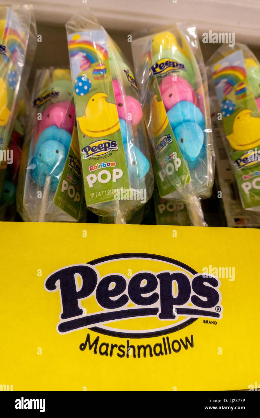 Seasonal display for spring and Easter in Party City, New York City ...