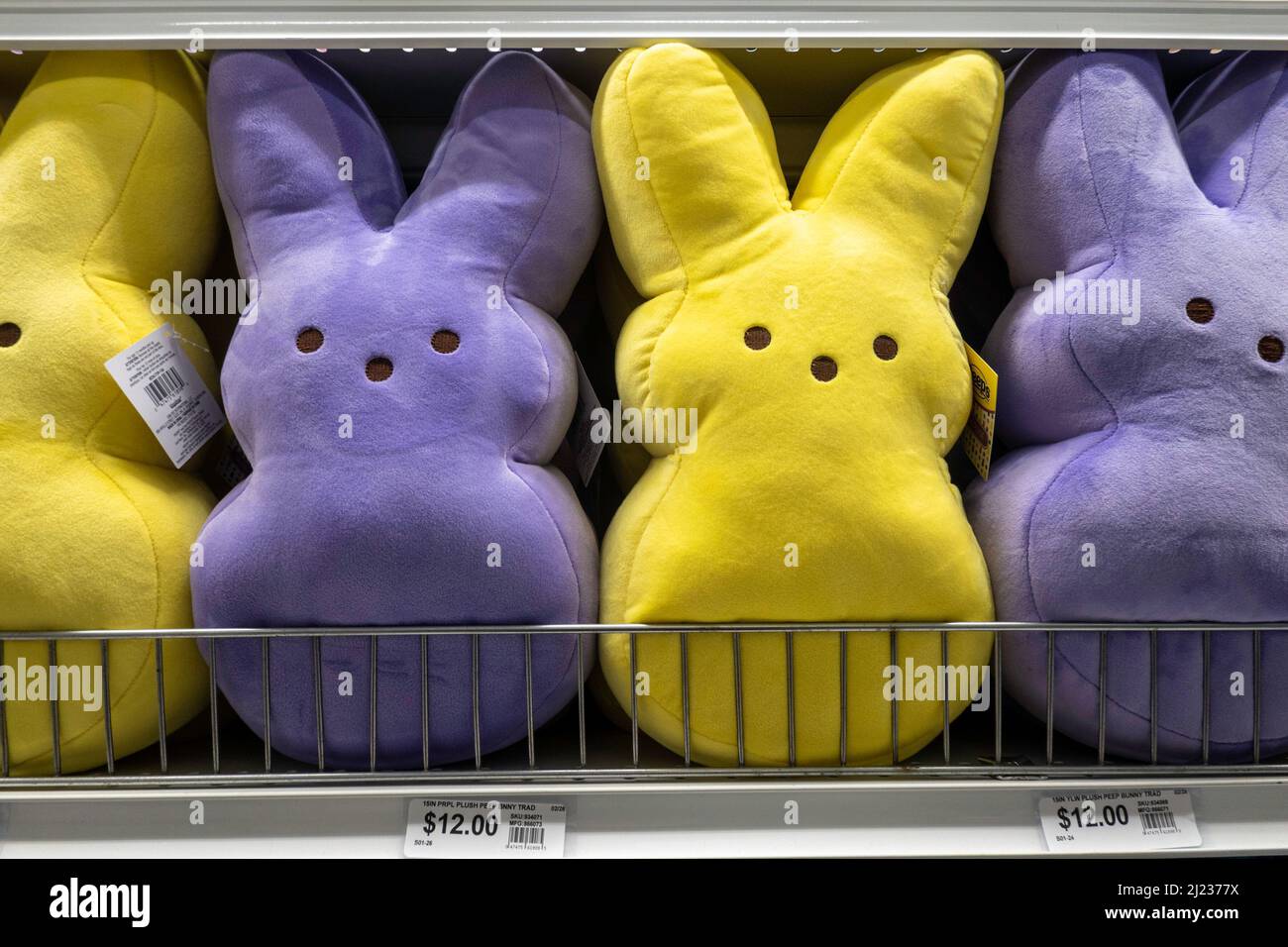 Seasonal display for spring and Easter in Party City, New York City ...