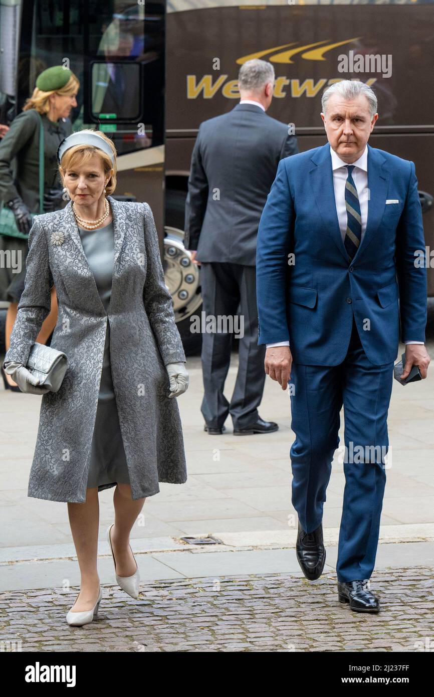 London, UK, March 29, 2022, Margareta, Custodian of the Romanian Crown ...