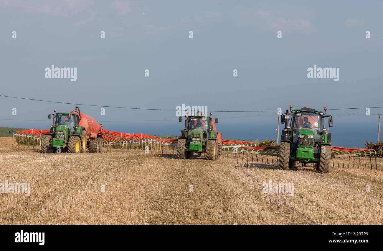 Old Head of Kinsale, Cork, Ireland. 29th March, 2022. Farmer Raymond ...