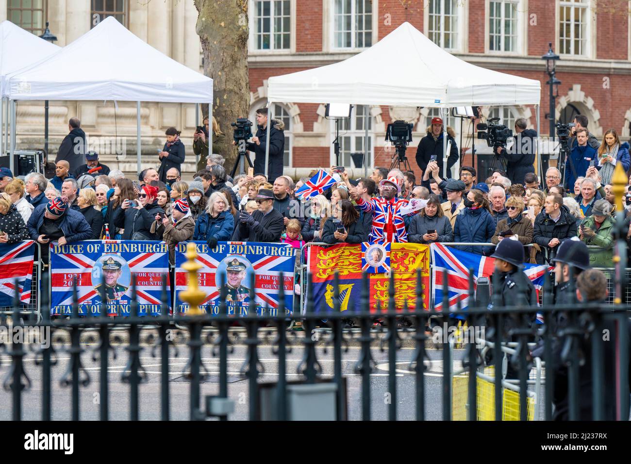 London, UK - 29 Mar 2022, Public at the Memorial Service of ...