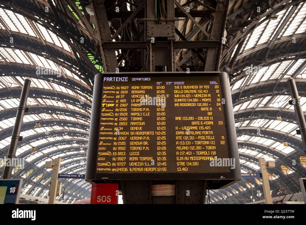 Train schedule hi-res stock photography and images - Alamy