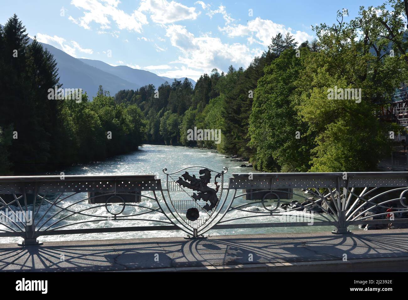 Lienz, Austria, view of river Isel Stock Photo - Alamy