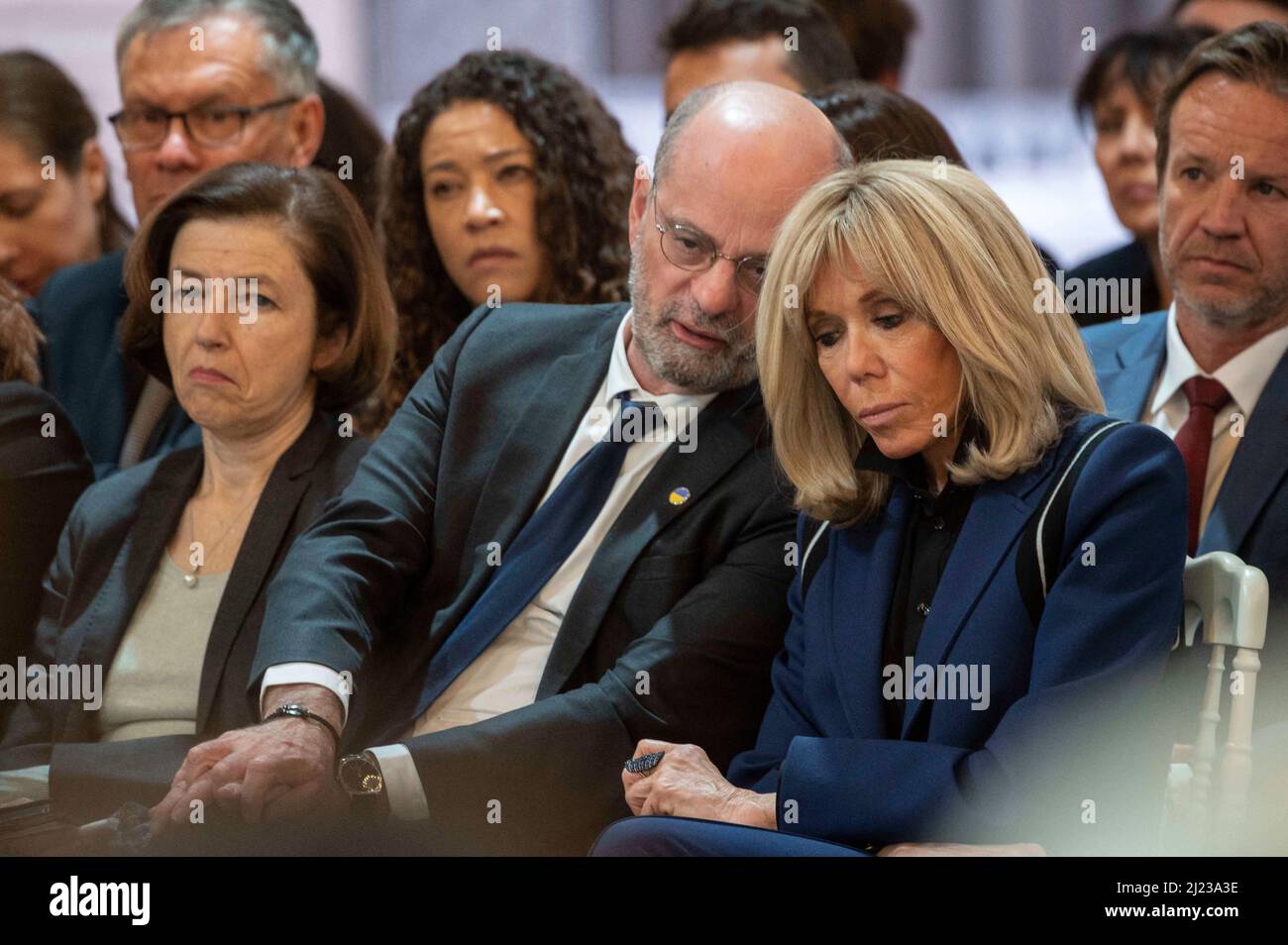 BRIGITTE MACRON and Jean Michel Blanquer during : France's President ...