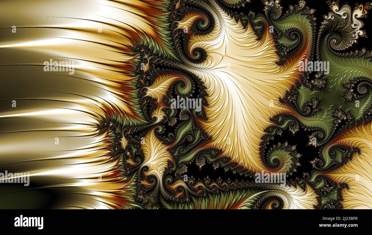 Abstract Computer generated Fractal design. A fractal is a never-ending ...