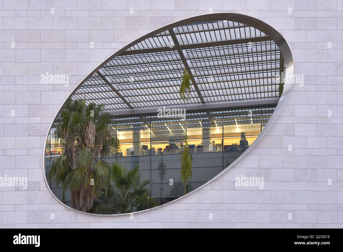 Champalimaud Centre for the Unknown, modern building stone facade with ...