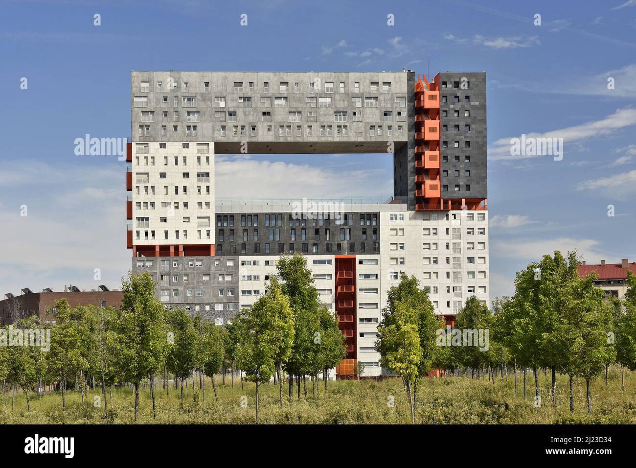 Edificio Mirador (Lookout building) modern residential development located in Sanchinarro ...