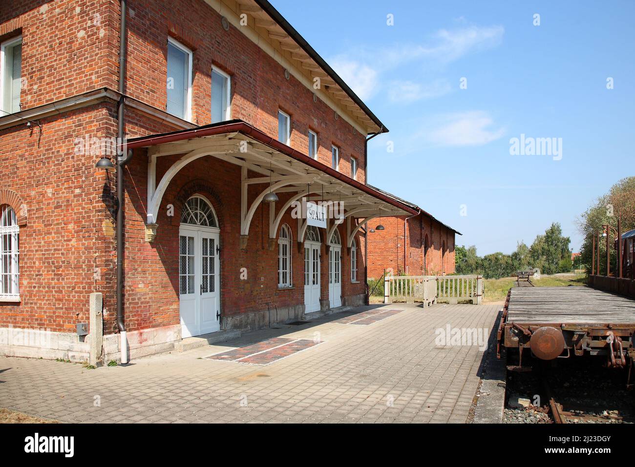 Spalt - Bahnhof / Spalt - Train station Stock Photo - Alamy