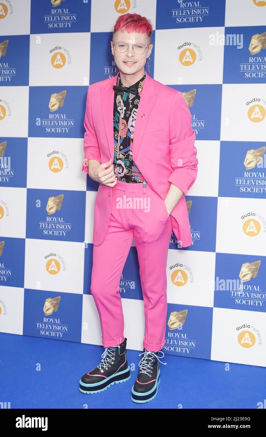 Nathaniel Hall attending the Royal Television Society Programme Awards ...