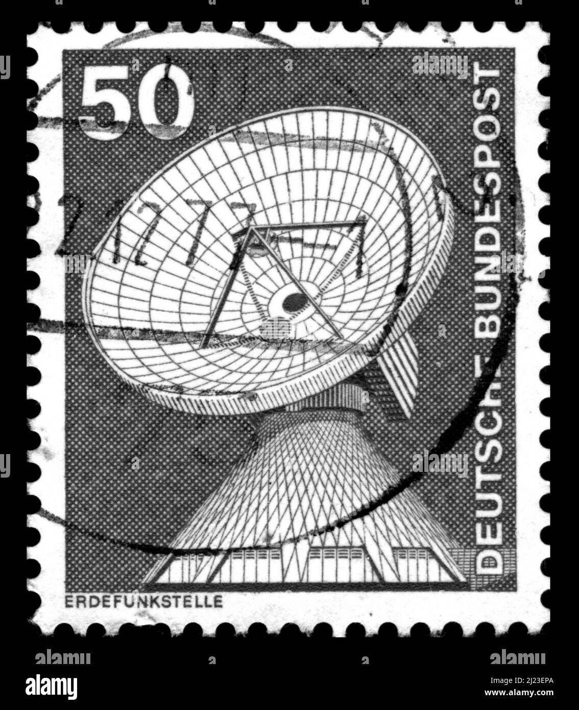 Stamp print in Germany,industry Stock Photo - Alamy