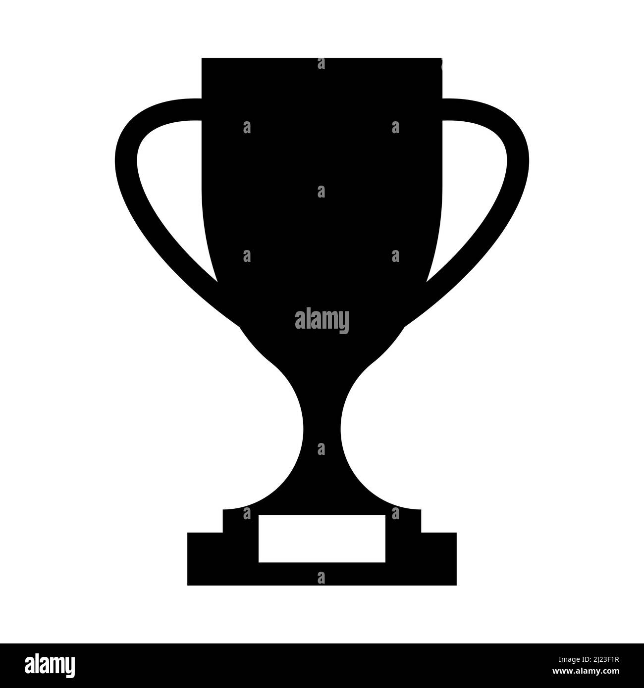 Trophy cup icon. Winner cup symbol. Vector illustration isolated on ...